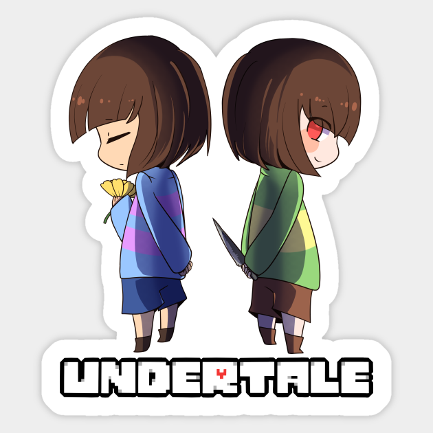 Undertale Frisk Sticker Teepublic